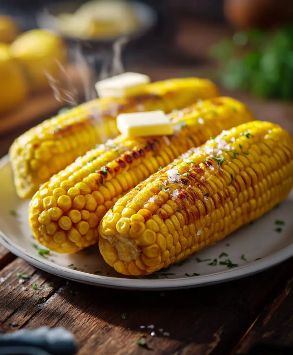 Klassische Maiskolben aus dem Airfryer