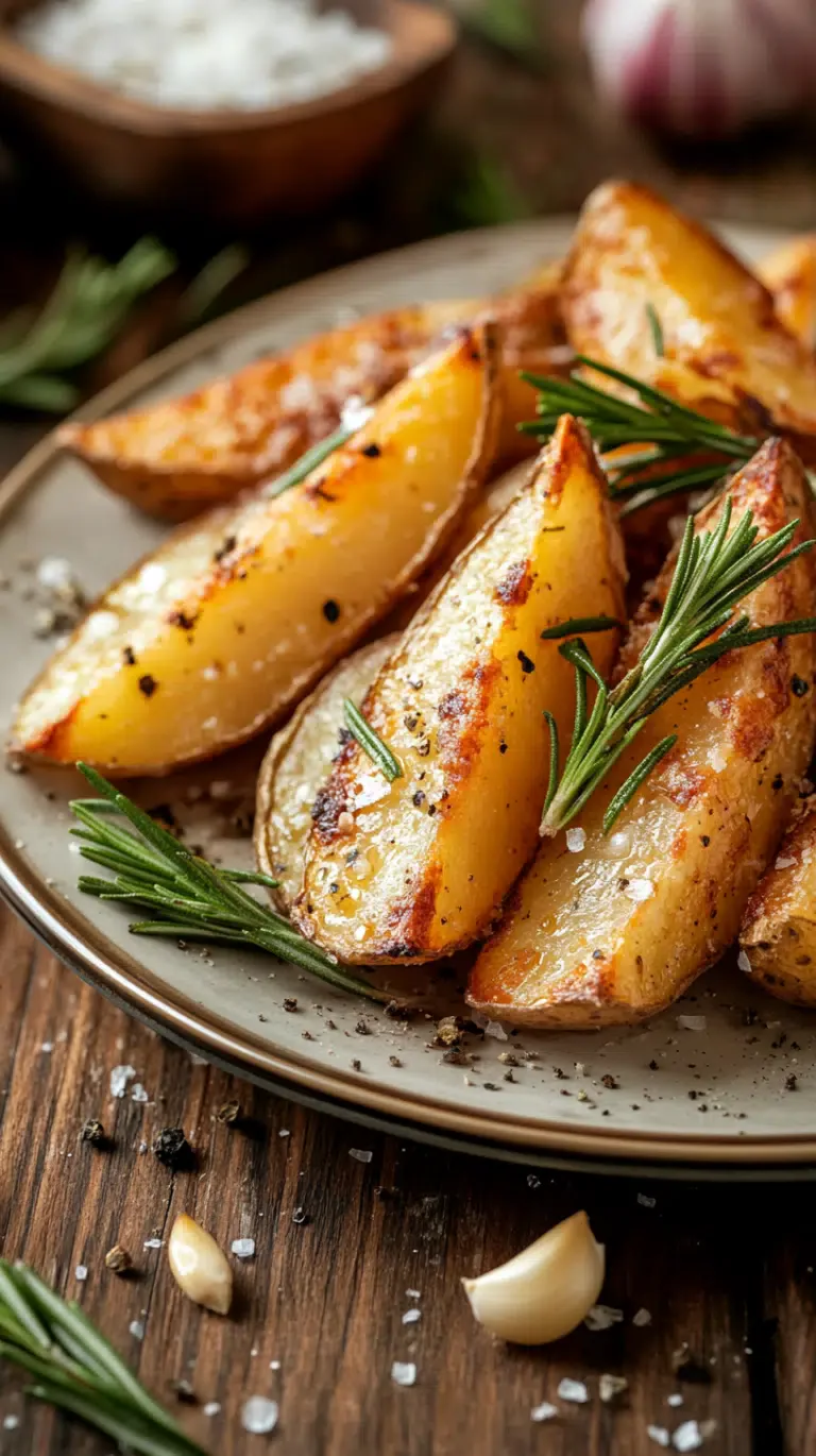 Knusprige Kartoffel-Paprika-Wedges aus der Heißluftfritteuse