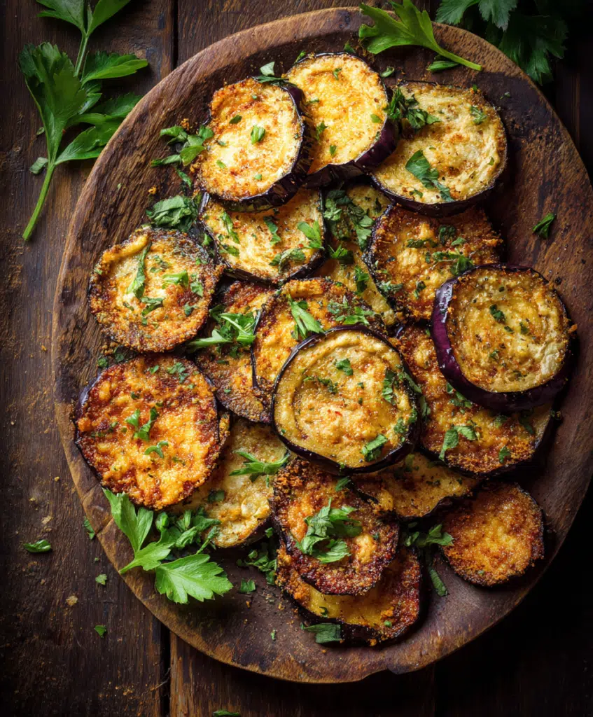 Aubergine Aus Der Heißluftfritteuse