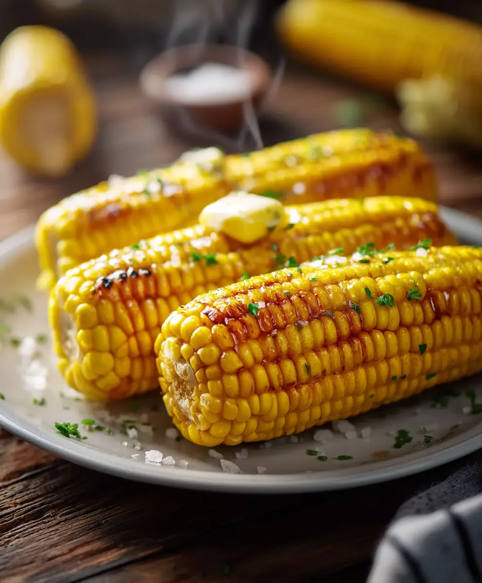 Klassische Maiskolben aus dem Airfryer