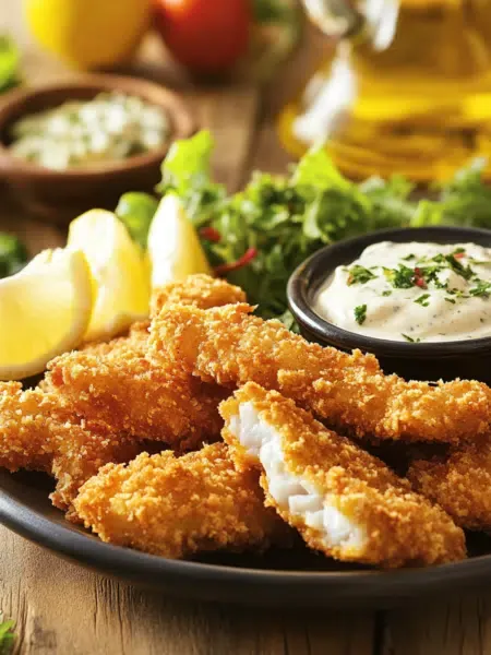 Knuspriger Backfisch aus der Heißluftfritteuse - Heissluft Rezepte