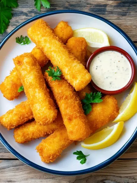 Knuspriger Backfisch aus der Heißluftfritteuse